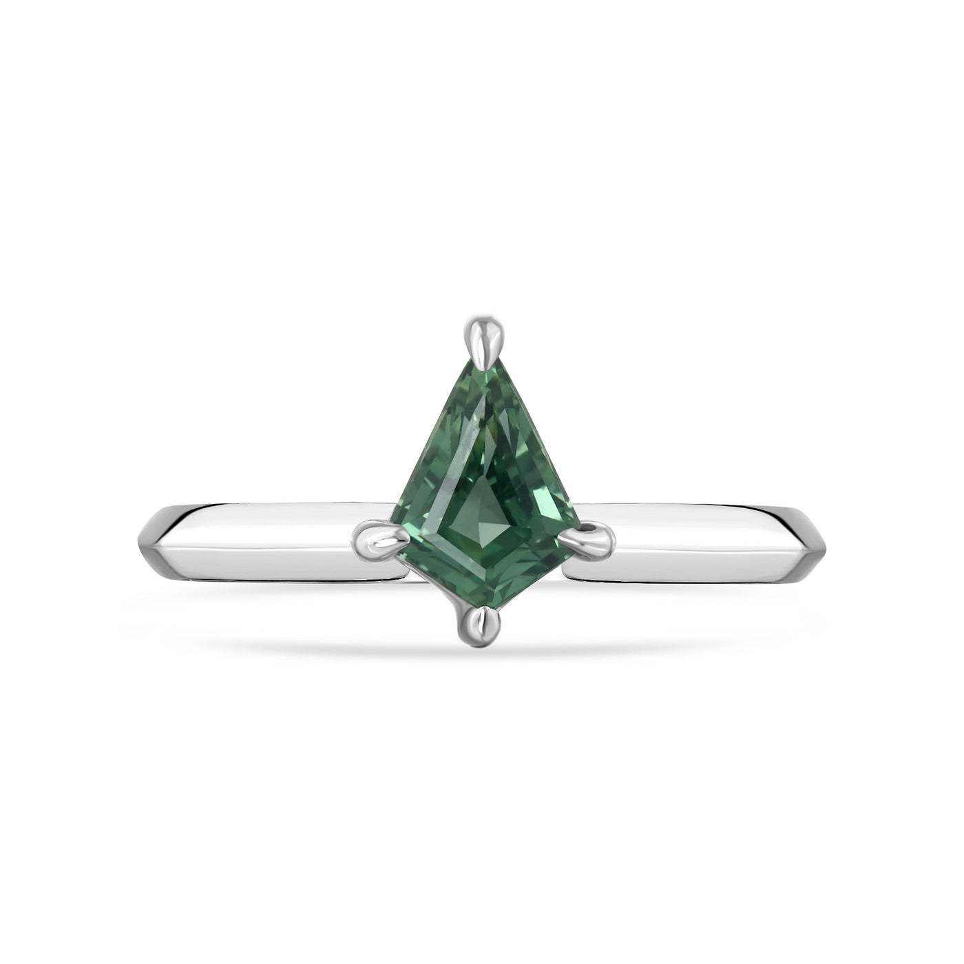 Pasha Ring: 1ct Kite-Cut Color-Change Sapphire | Ethical Elegance